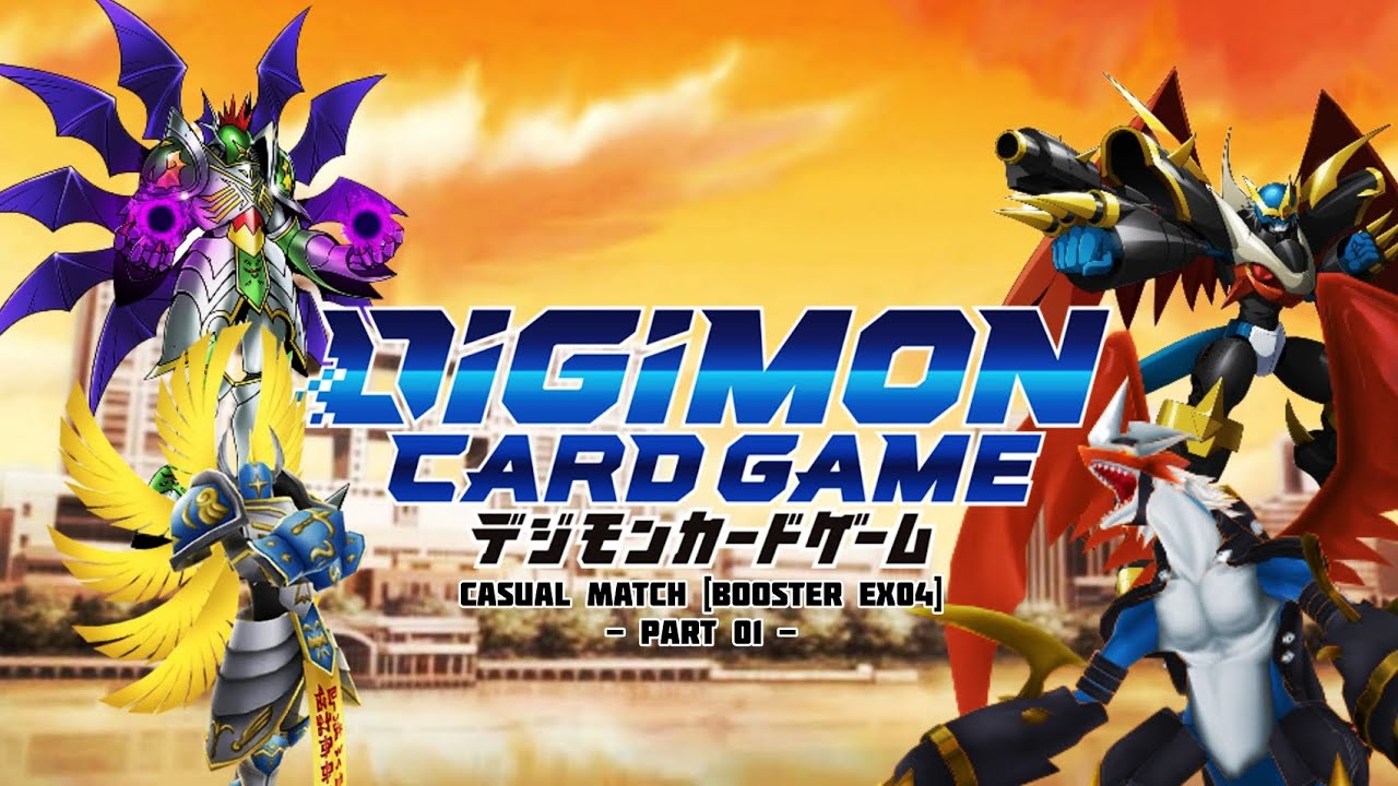 Digimon Card Game Casual Match Booster EX04 (part01) - Blackseraphimon ...