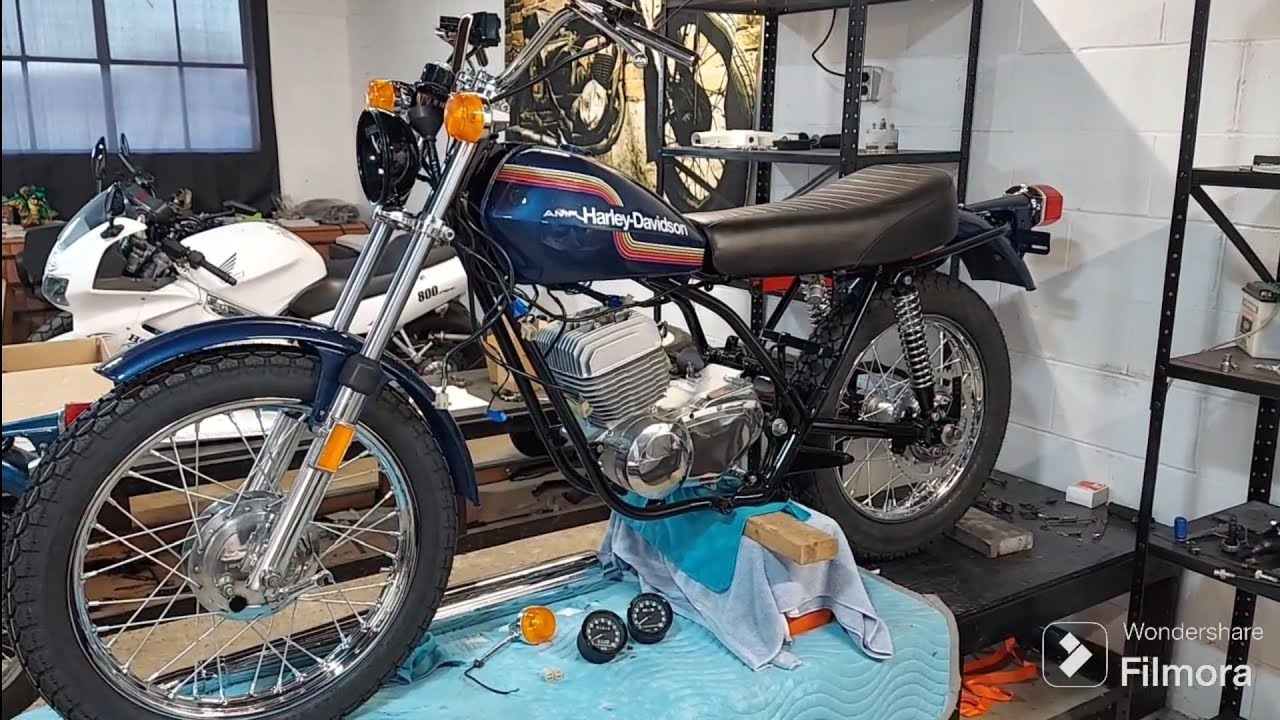 1975 Harley Davidson SS250 Restoration update - YouTube