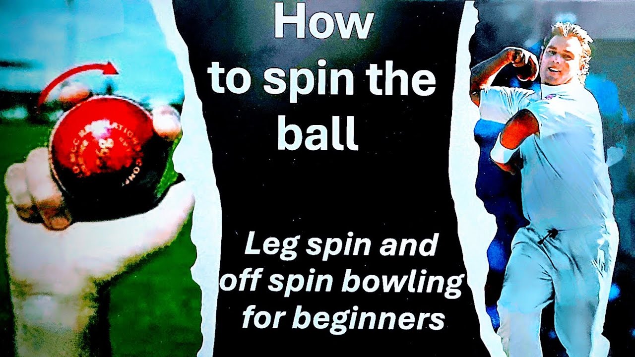 leg spin and off spin bowling for beginners! - YouTube