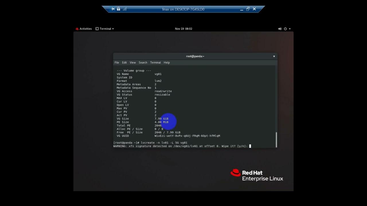 How to create Logical Volume Management (lvm) in red hat enterprise ...