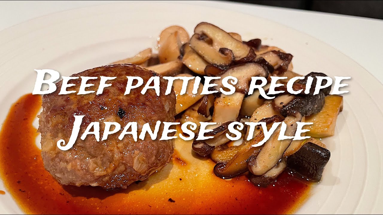🍔Beef patties recipe–Japanese style🍔 - YouTube