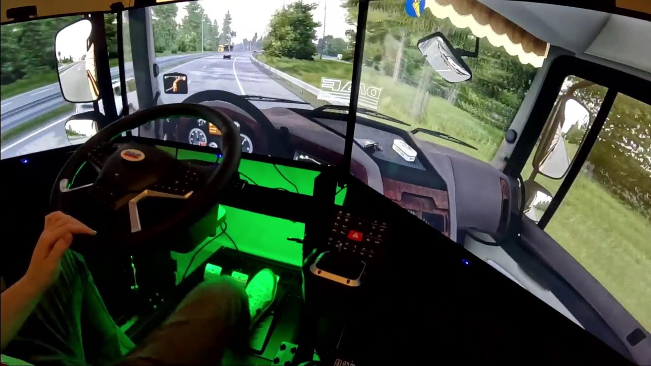 ETS2 SIM TRUCKING RIG HORI wheel One Mile at a Time DAY3 - YouTube