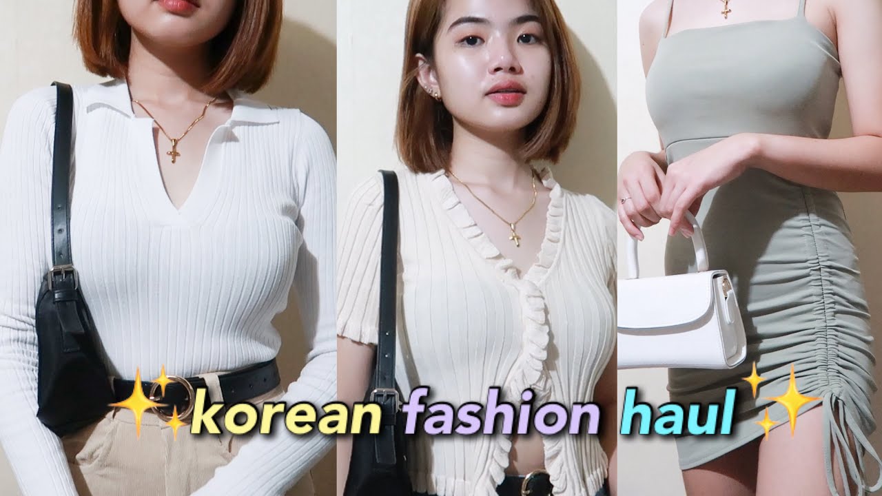 Korean Fashion Try On Haul Ft Yesstyle👚 Youtube