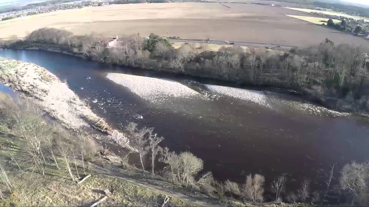 Forres Flood Scheme Drone Film - YouTube
