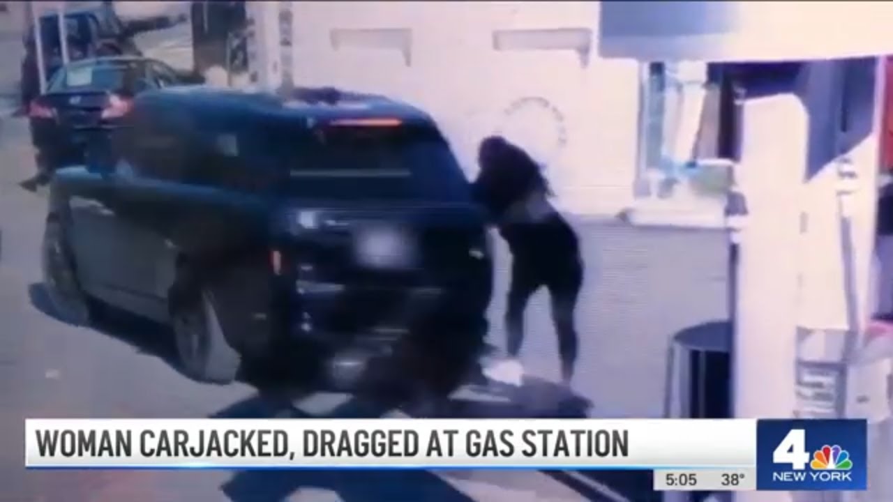 Carjacker Sneaks in Woman's Range Rover at NY Gas Station, Drags Her ...