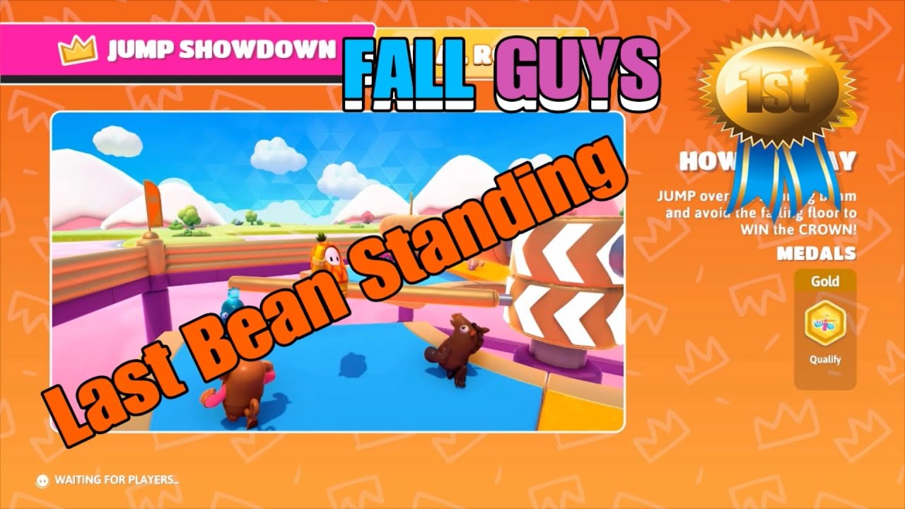 66) Fall Guys JUMP SHOWDOWN FINAL - Last Bean Standing - All GOLD ...