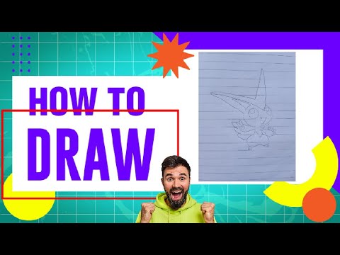 How to draw a victini pokemon drawing(A D ART AND CRAFT - YouTube
