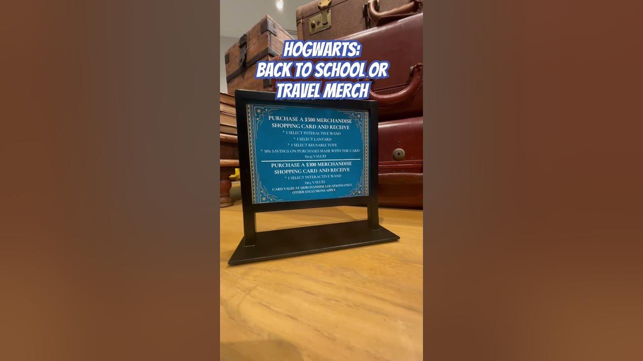 Hogwarts: Back to School Merch #travel #harrypotter #toys #hogwarts # ...