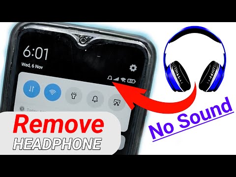 😥 How do you remove the headphone symbol in Android when there is no headphone connected? in Redmi