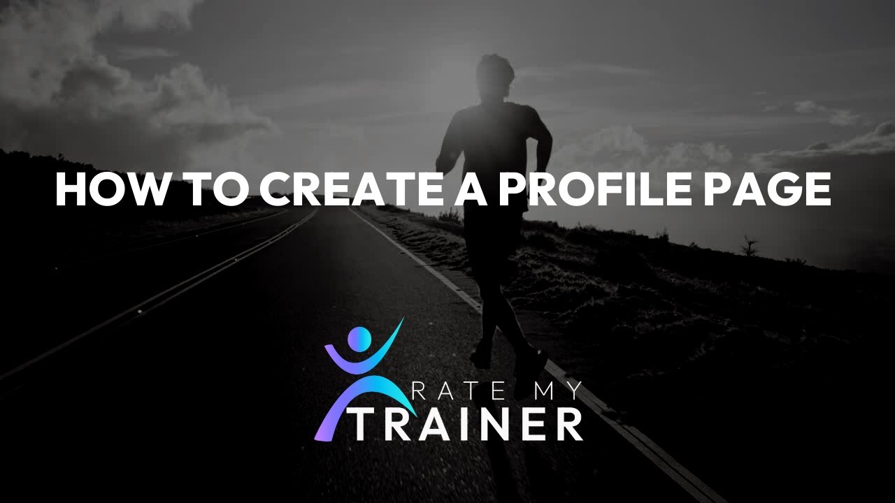 How to Create Your Profile Page - YouTube