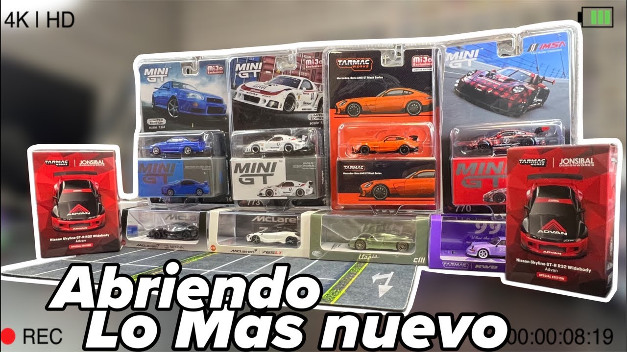 Abriendo lo más nuevo de MINI GT / Empezamos duro él 2025 / En vivo ...