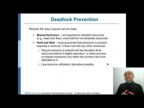 CMPE322 (Operating Systems): Ch7, Part 2 - Deadlock Prevention - YouTube