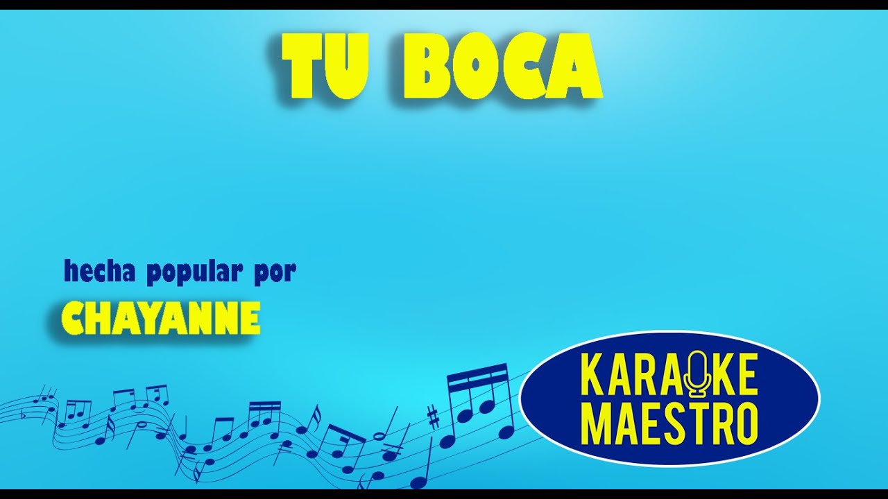 Tu Boca - Chayanne - YouTube