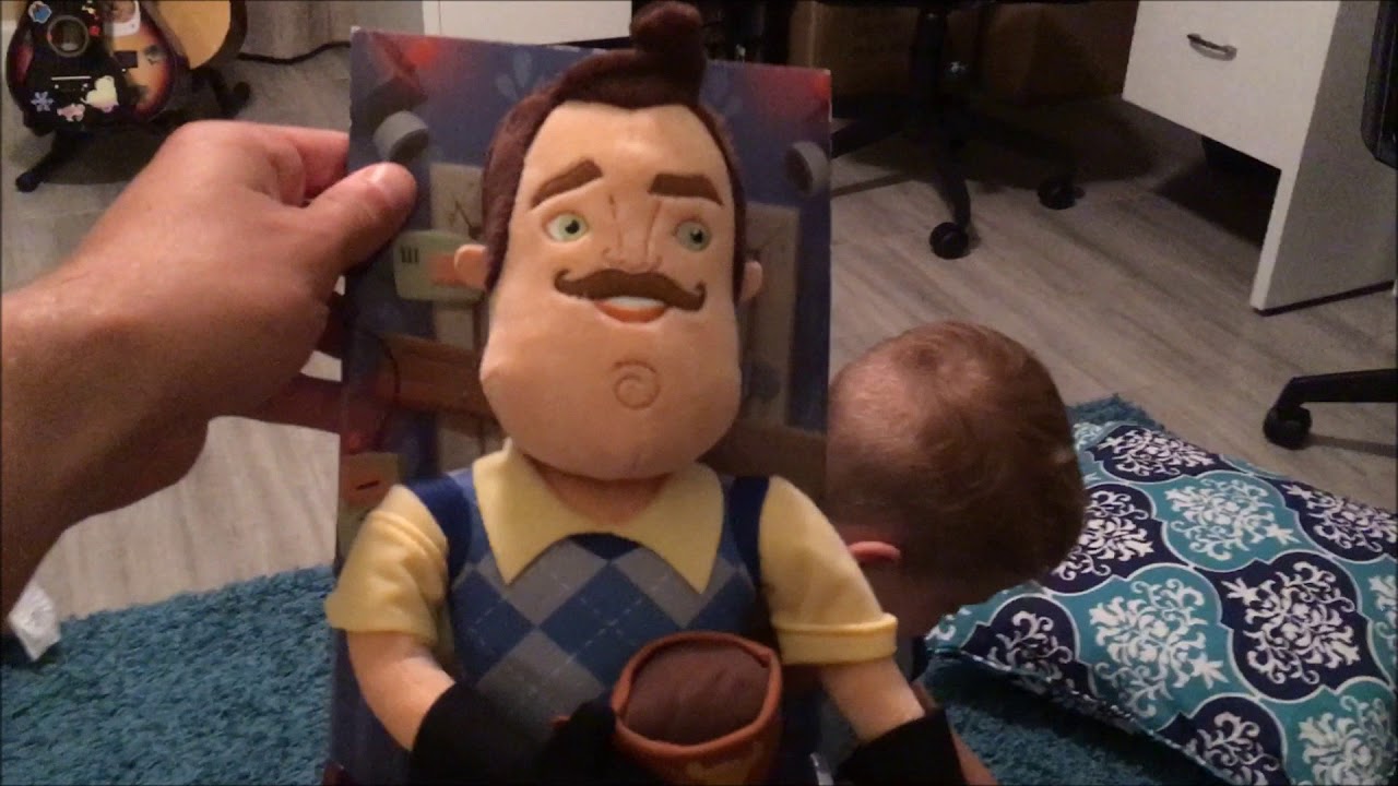 Hello Neighbor Toy Haul with Blind Bags Surprise and Plushie Review ...