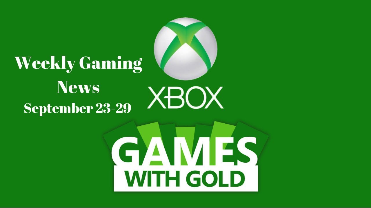 Weekly Gaming News: September 23-29 - YouTube