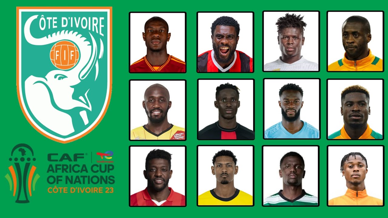 SQUAD I VORY COAST ~CAF AFRICA 2023 ||R_sportline - YouTube