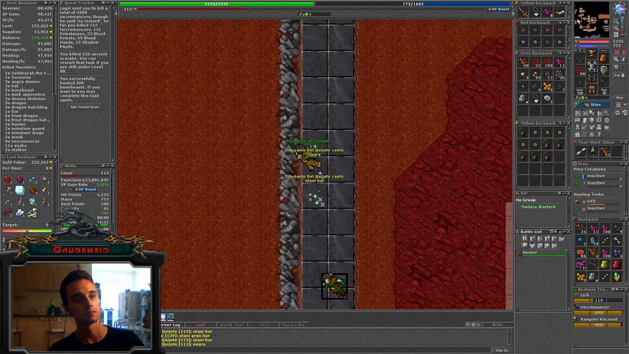 [TIBIA] Annihilator Quest RP 113 (Nossobra) - YouTube