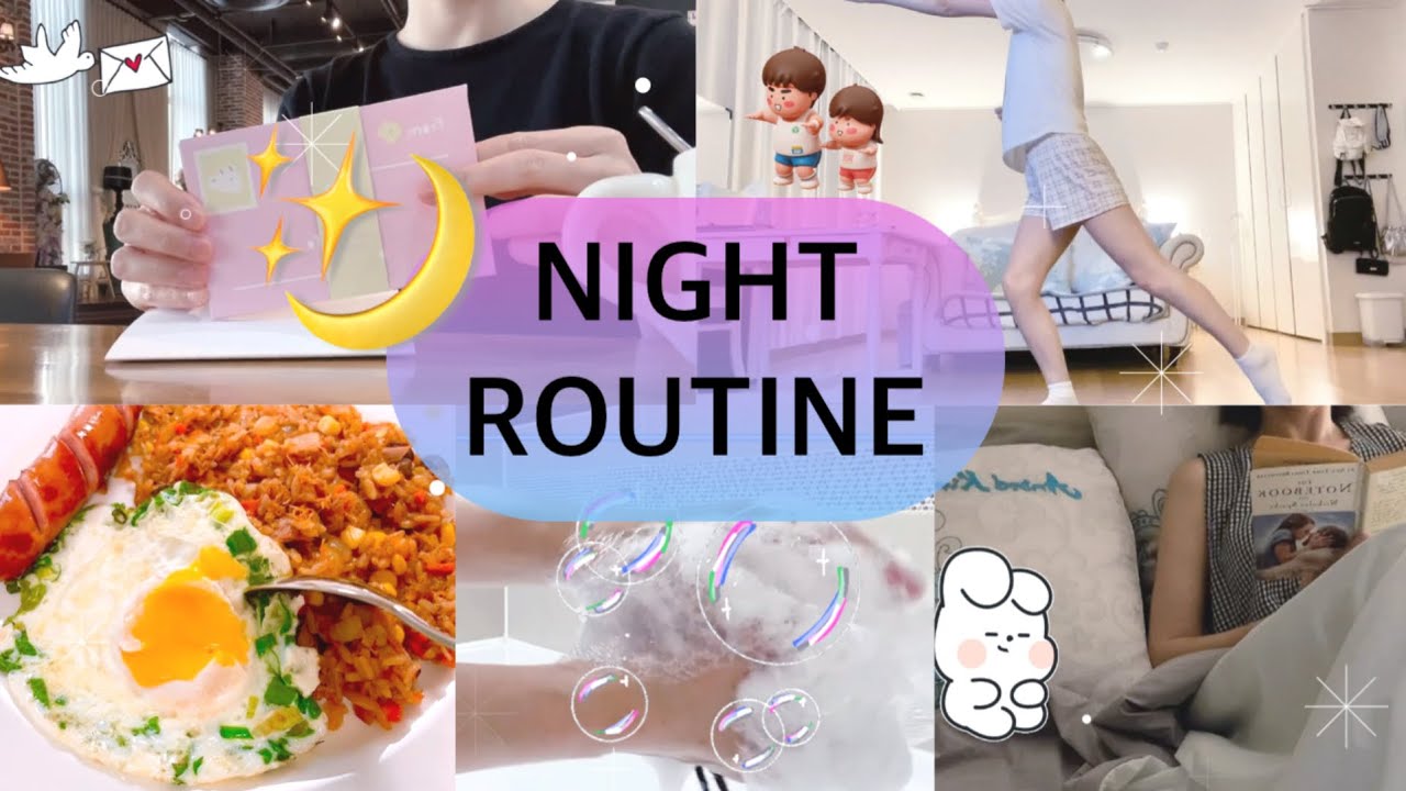 My Night Routine🌙 Self-Care. Healthy & Productive Habits. - YouTube