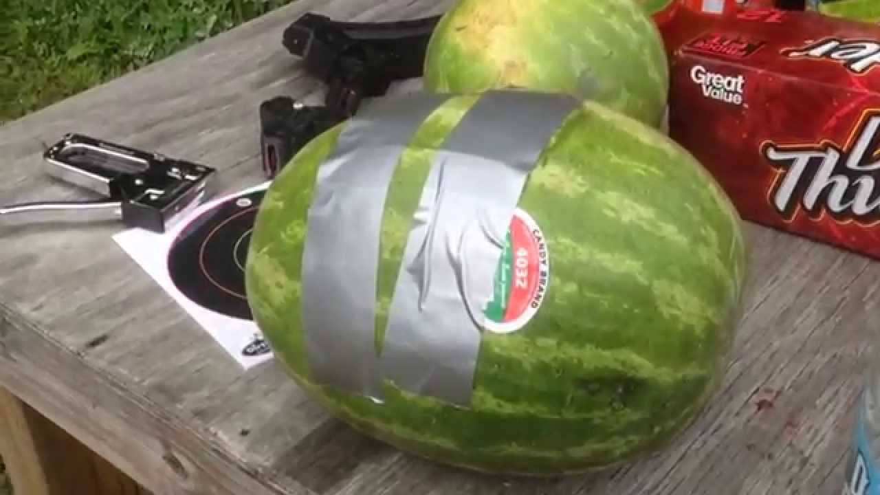 Top Gun Tannerite Watermelon - YouTube