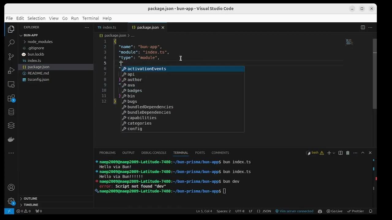 Let's get started with Bun, a comprehensive toolkit for JavaScript and TypeScript applications ...