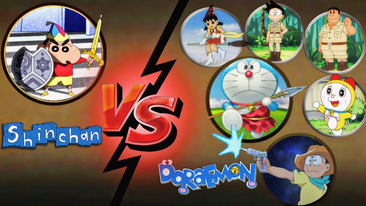 Shadow Fight 2 Shinchan Vs Doraemon And Bodyguards - YouTube