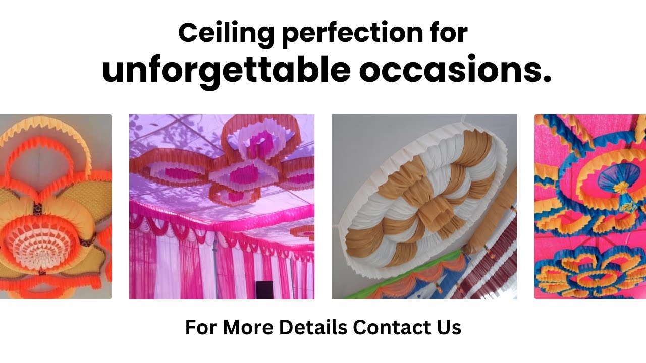 tent ceiling designs 2024 top parda 9924799905 CALL NOW - YouTube