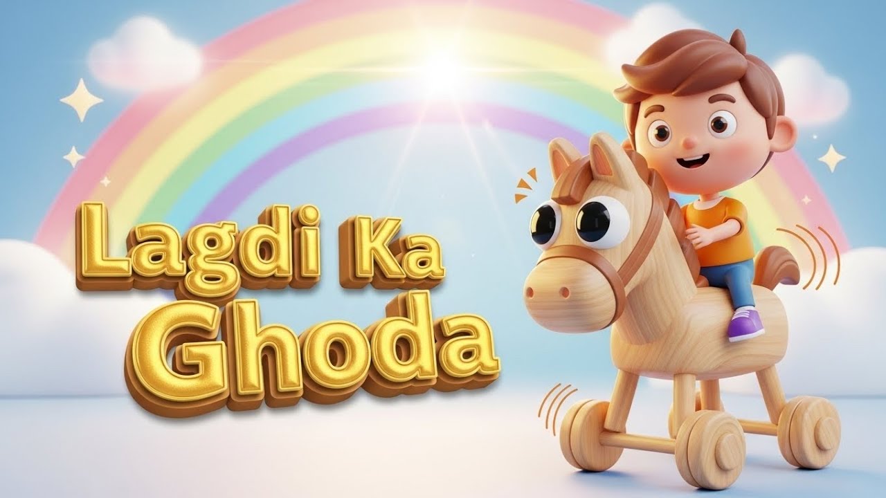 “Lakdi Ka Ghoda | Funny Kids Animation | Cute Horse Cartoon Story ...