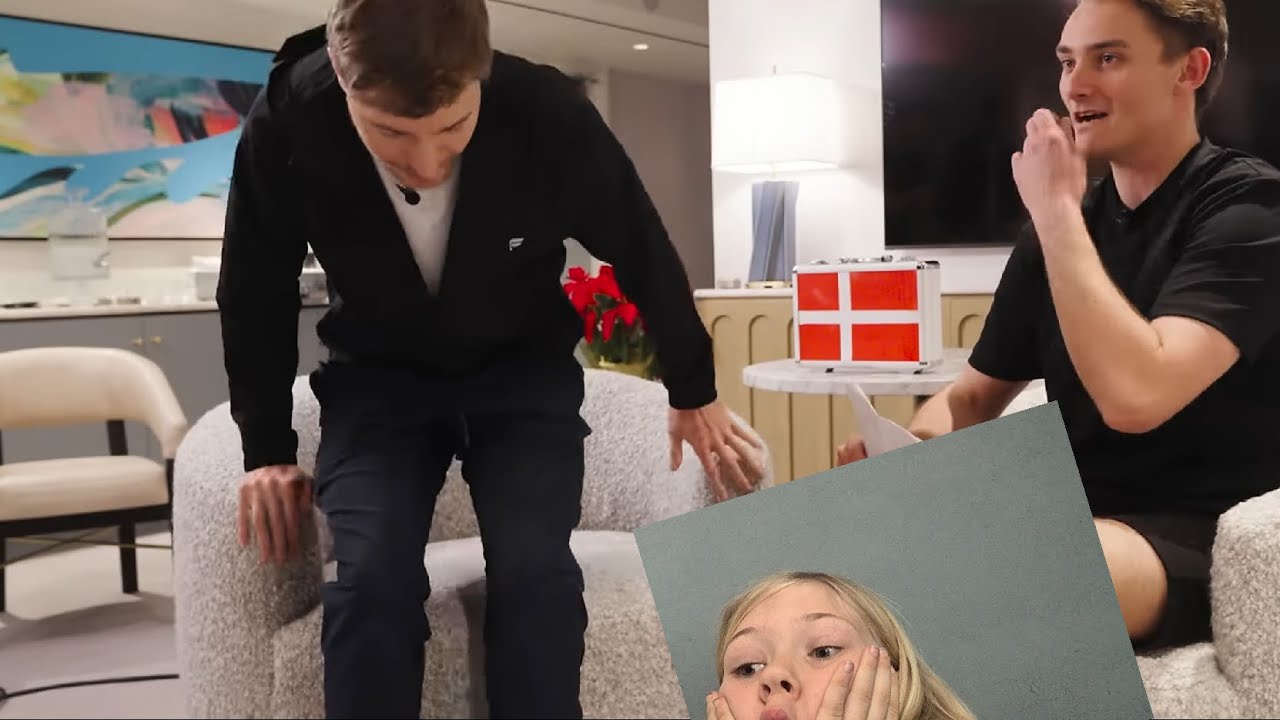 Reagere på at Alexander Husum møder mr. Beast - YouTube