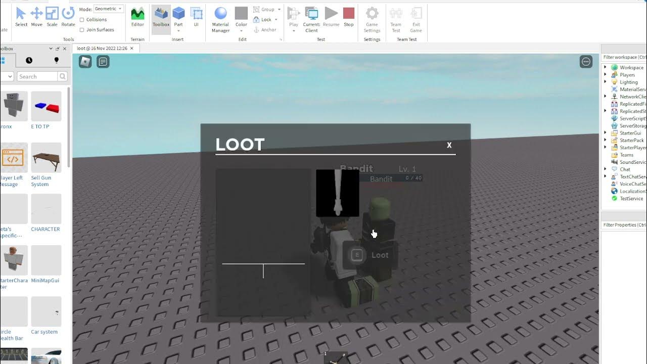 roblox how to make loot system [NO SCRIPTING] - YouTube