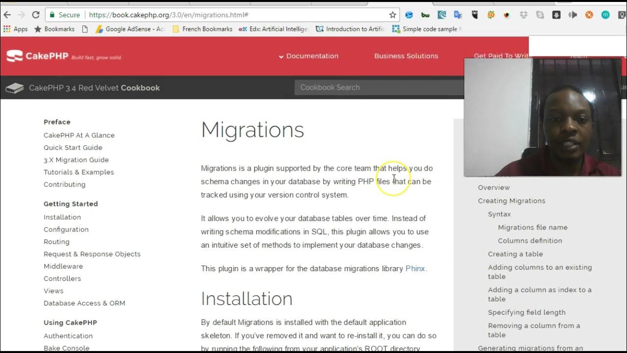 CakePHP 3 Migrations Tutorial - Deep Dive - YouTube
