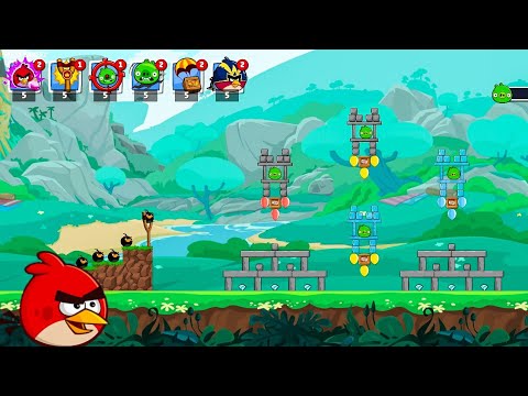 Angry Birds - Black bird freed from the cage |gameplay Walkthrough (iOS ...