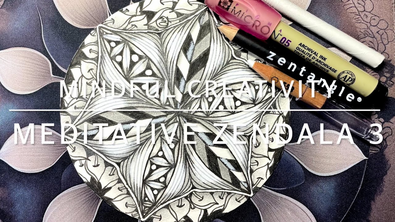 Mindful Creativity - Meditative Zendala 3 Beautiful Black & White ...