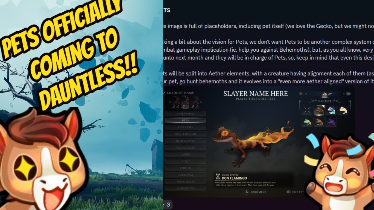 Dauntless Finally Got Pets Right - YouTube