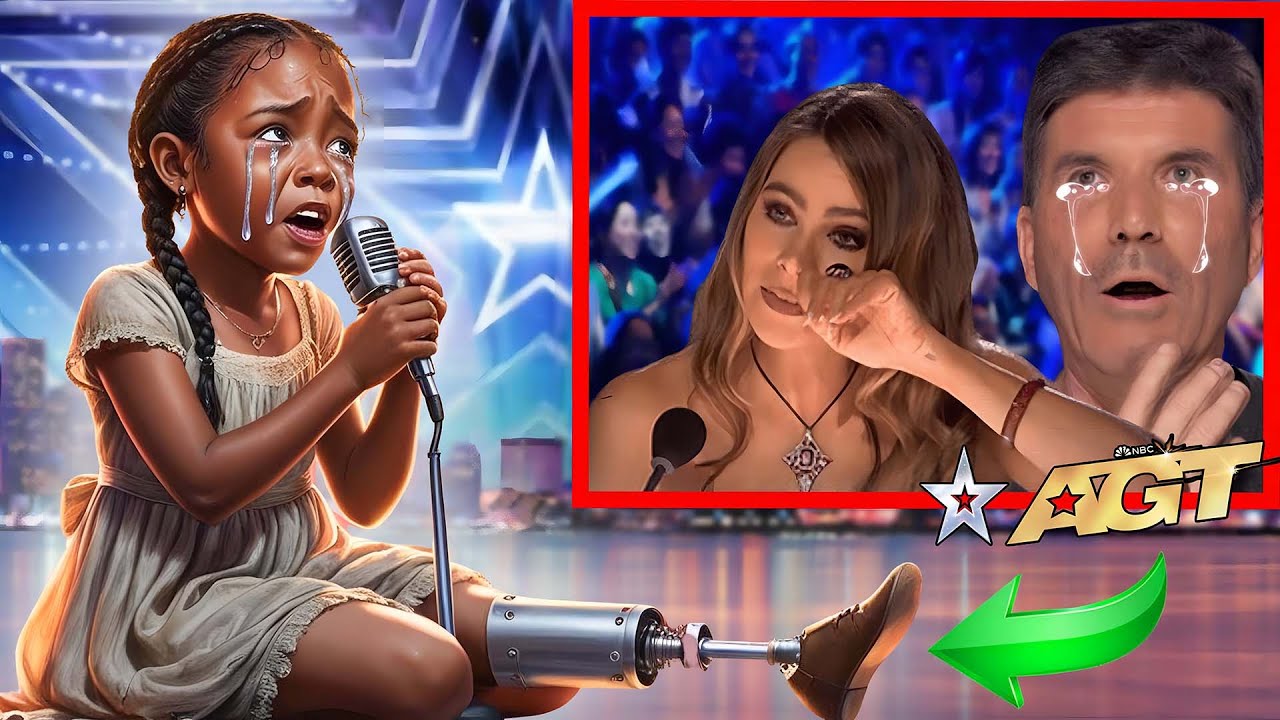 Child With Prosthetic Leg Performance on AGT 2024: Golden Buzzer Moment ...