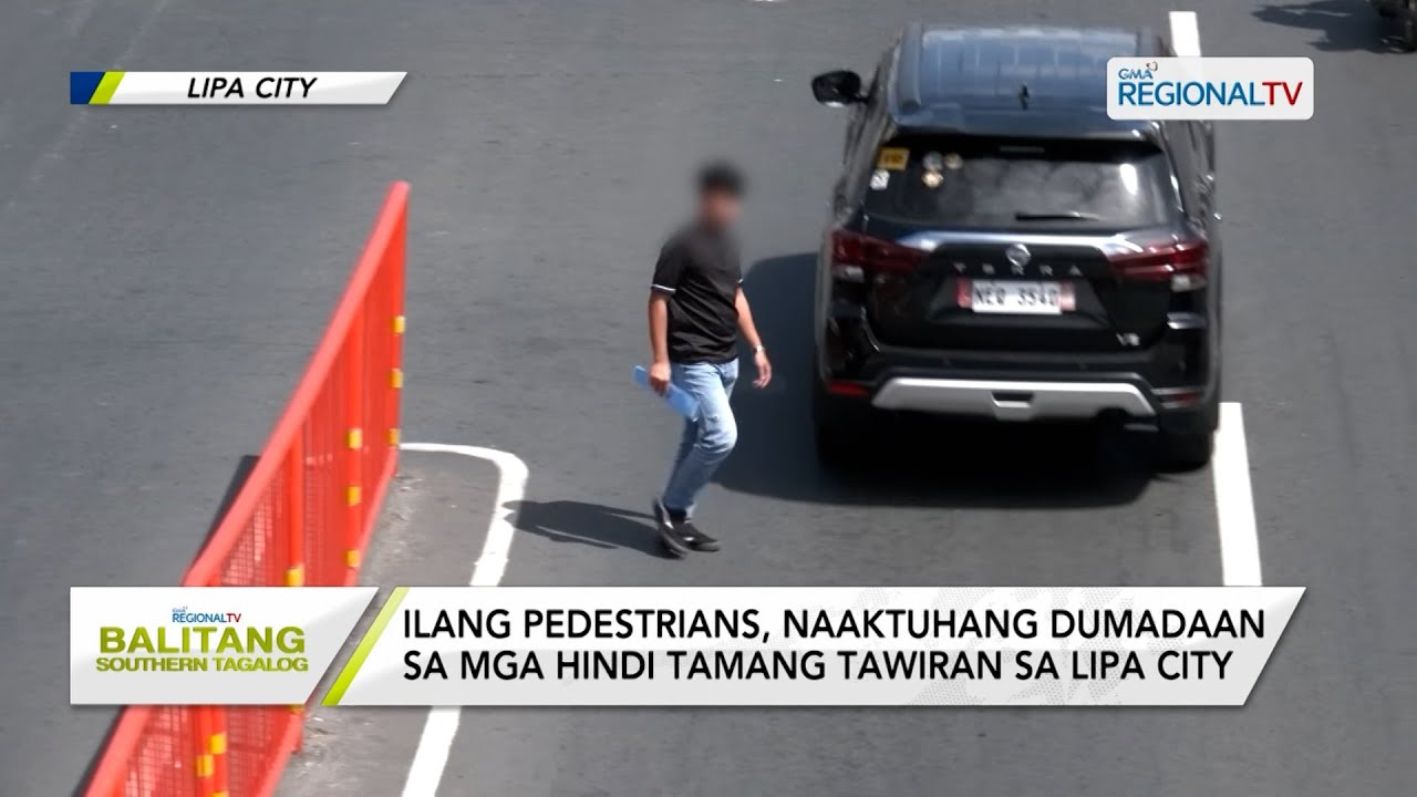 Balitang Southern Tagalog: Ilang pedestrians, naaktuhang dumadaan sa ...