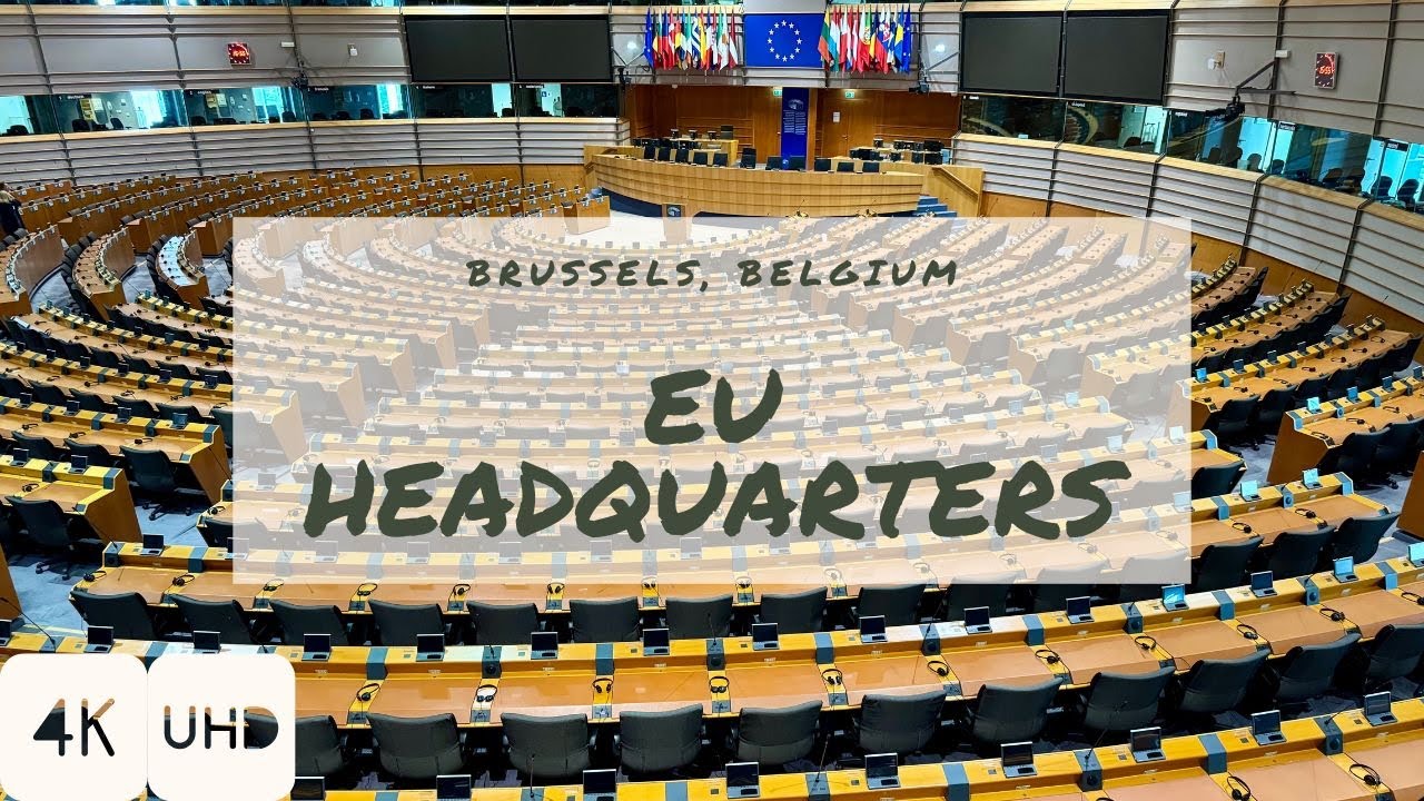 WalkIn EU HEADQUARTERS | BRUSSELS | BELGIUM (4K HDR Walking Tour - No ...