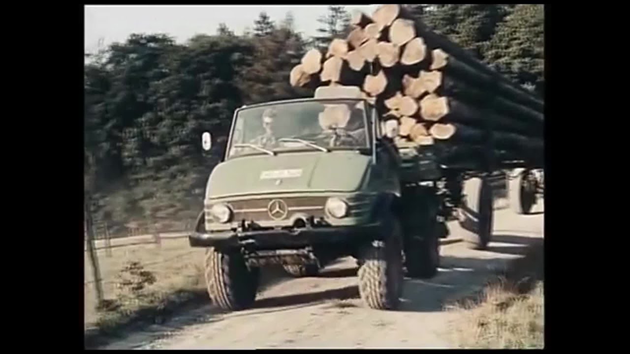 💚💚 Unimog U 406 im Forsteinsatz: Unimog U 406 - Die vielseitige Zug ...