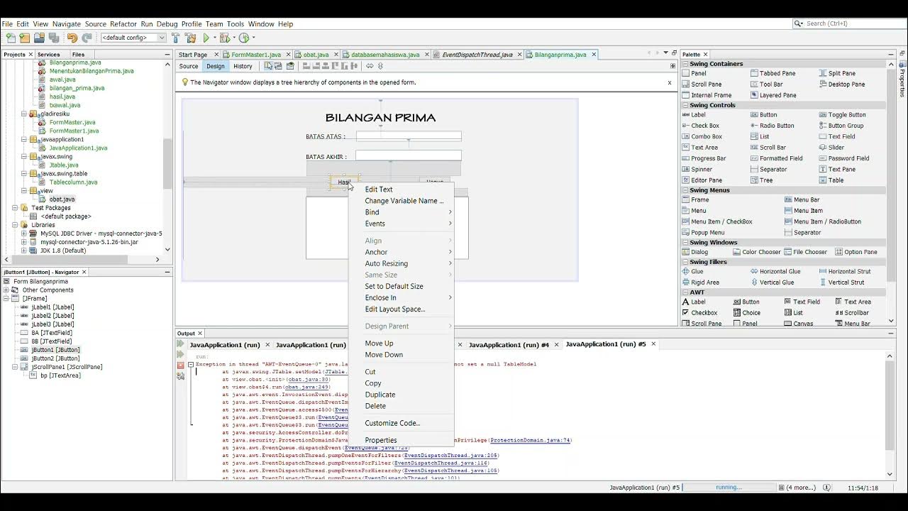Bilangan Prima- Java GUI - YouTube