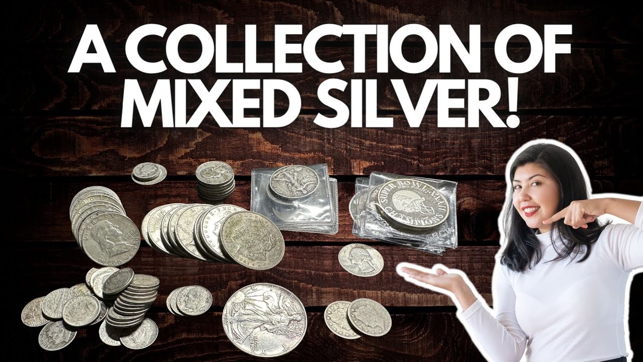 A Collection of Silver Coins and .999 Football Rounds Come into the ...
