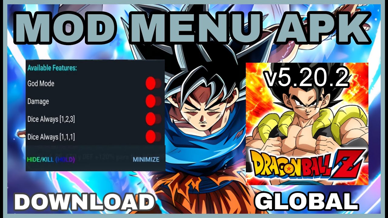 DBZ Dokkan Battle GLOBAL v5.20.2 MOD MENU APK - YouTube