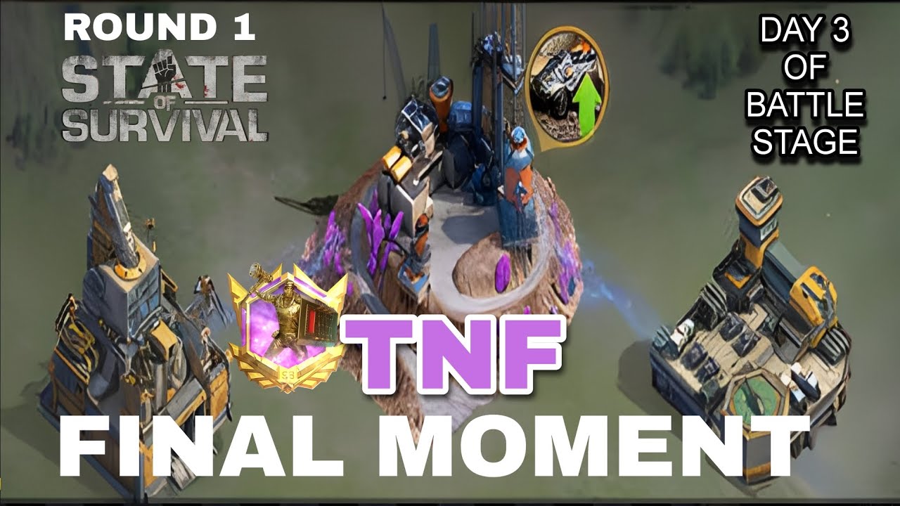 STATE OF SURVIVAL MINING MAYHEM DAY 1 TNF BATTLE STAGE - YouTube