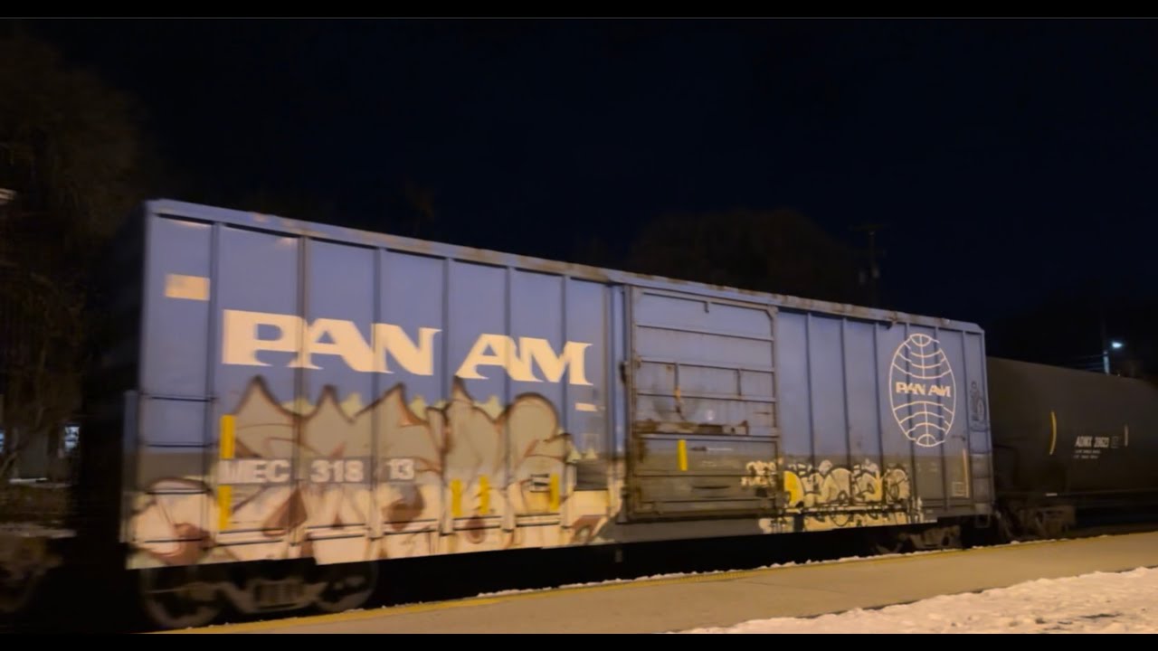 Pan Am Boxcar and Amtrak 12/22/25 - YouTube