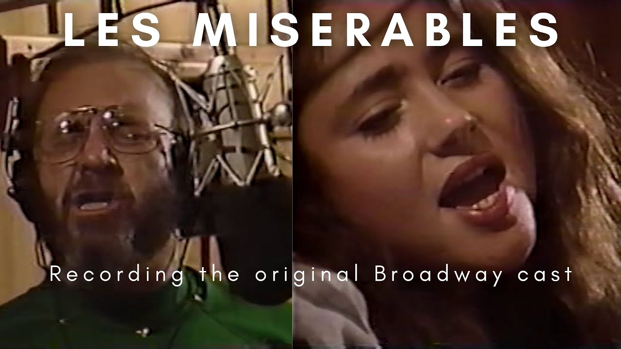 Colm Wilkinson and Frances Ruffelle recording Les Miserables in 1987 ...