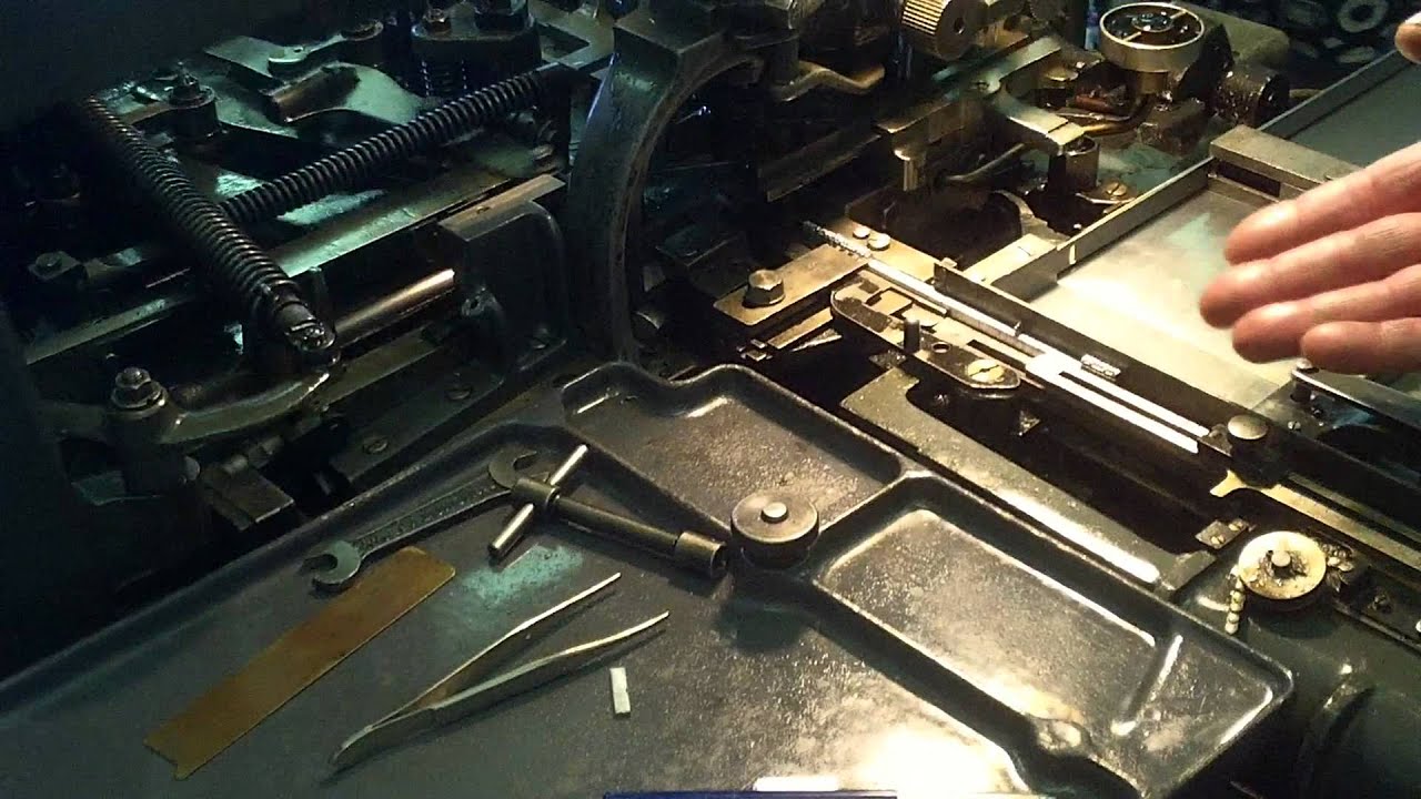 Monotype Font Machine (1) - YouTube