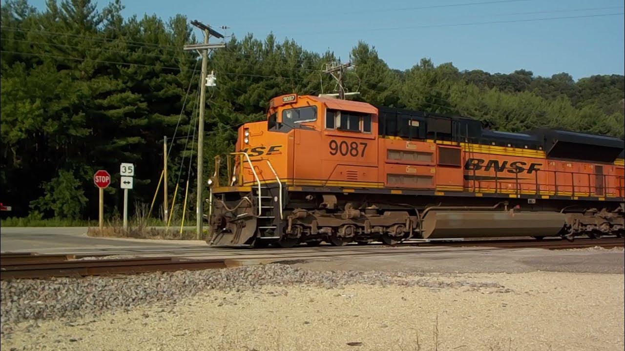 BNSF 9087 w/oil return 7/17/21 - YouTube