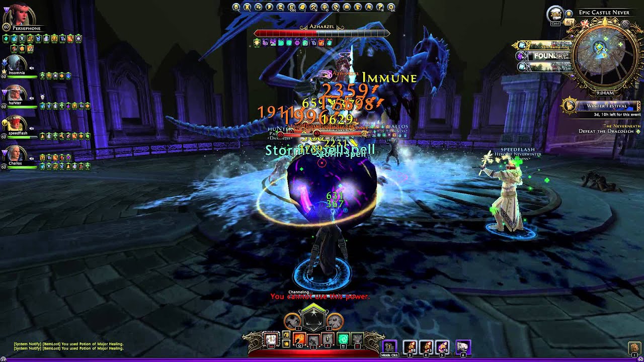 Neverwinter Castle Never - Draco Legit Kill - Up, Close&Personal ...