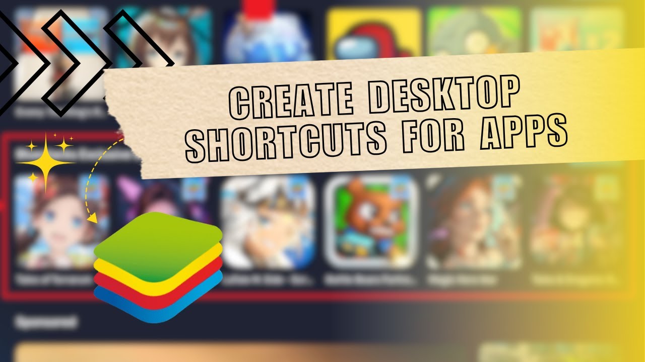 How to Create Desktop Shortcuts for Apps in BlueStacks 5 - YouTube