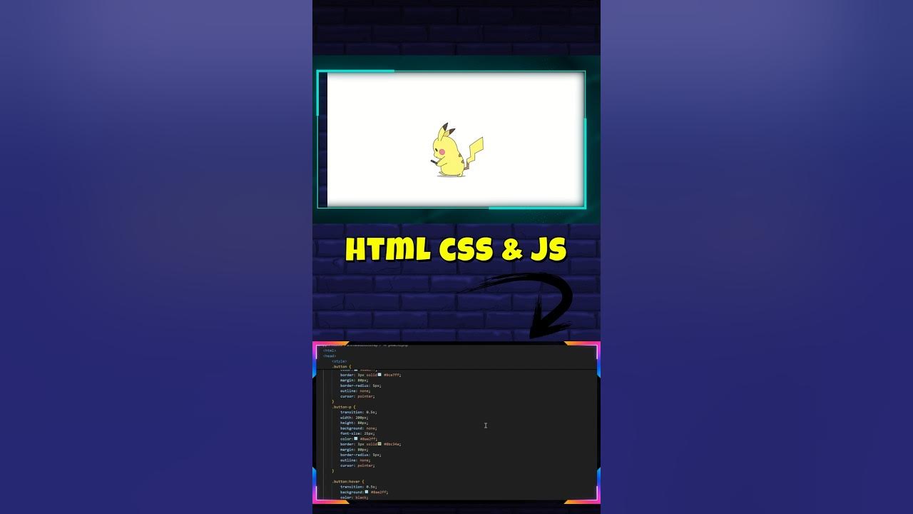 ⚡ Pikachu Walking with a Phone! 🏃‍♂️ | 3D Animated UI 🔥 - YouTube