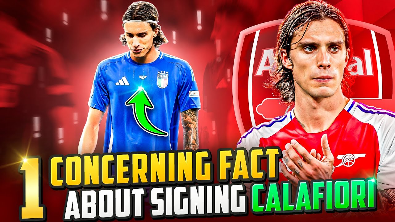 1 MAJOR concerning fact about Arsenal signing Riccardo Calafiori - YouTube