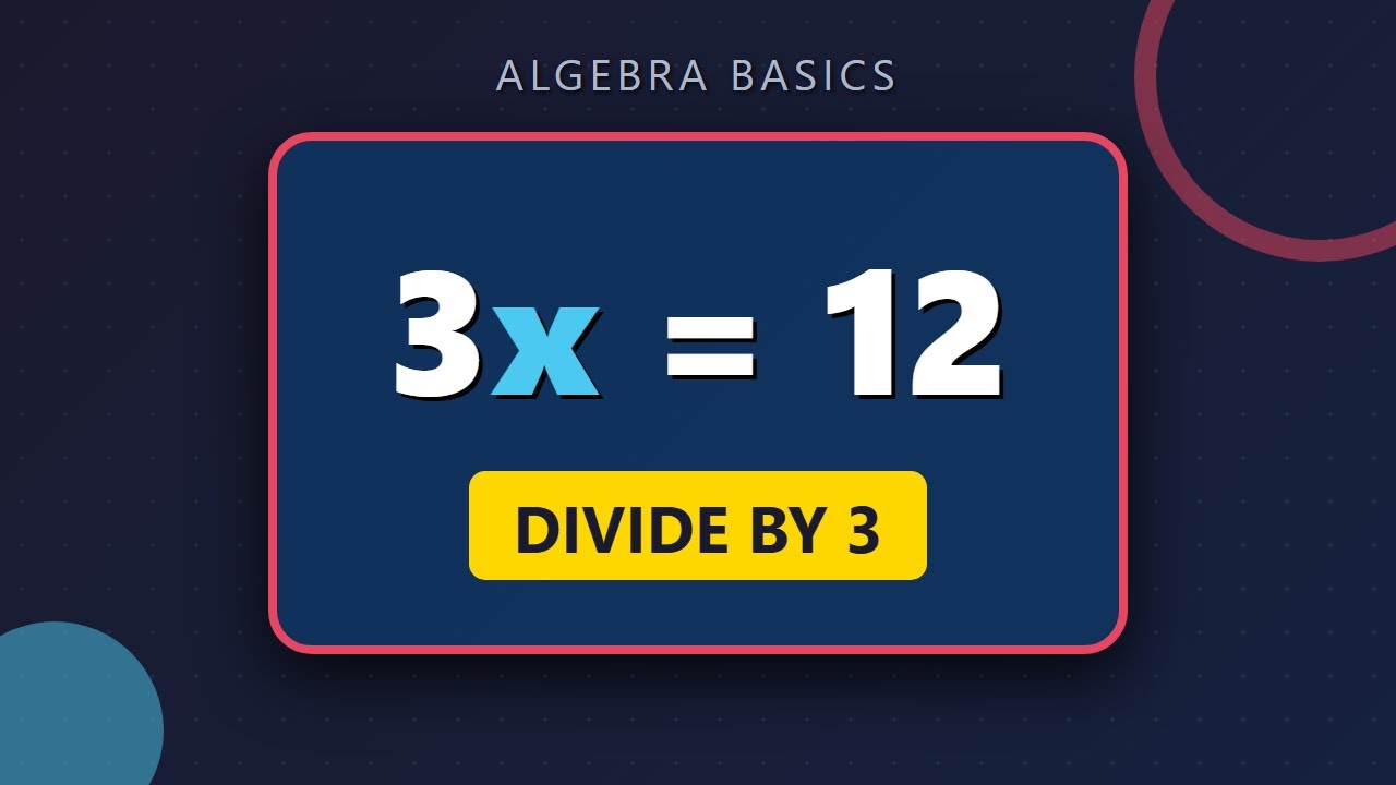 How to Solve One-Step Equations | Multiplication & Division Method ...
